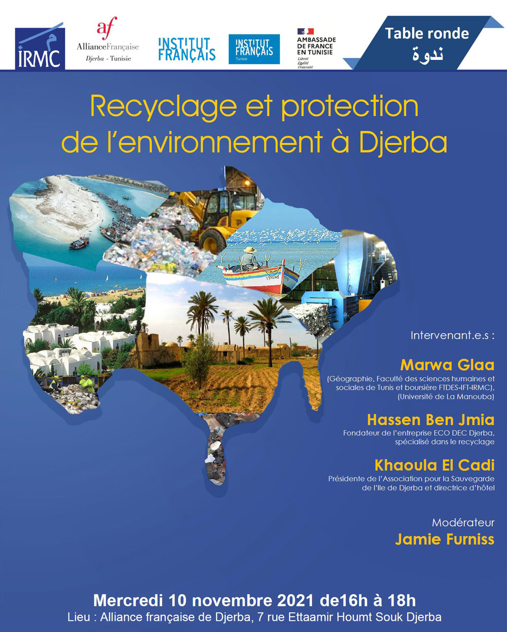 Table ronde 'Recyclage et protection de l’environnement à Djerba' le 10 ...
