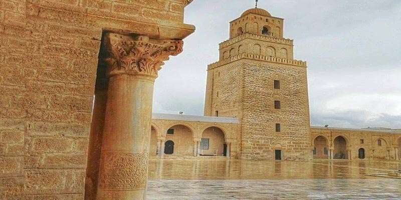 En Photo : La prestigieuse Mosquée Okba Ibnou Nafaâ de Kairouan sous un ...